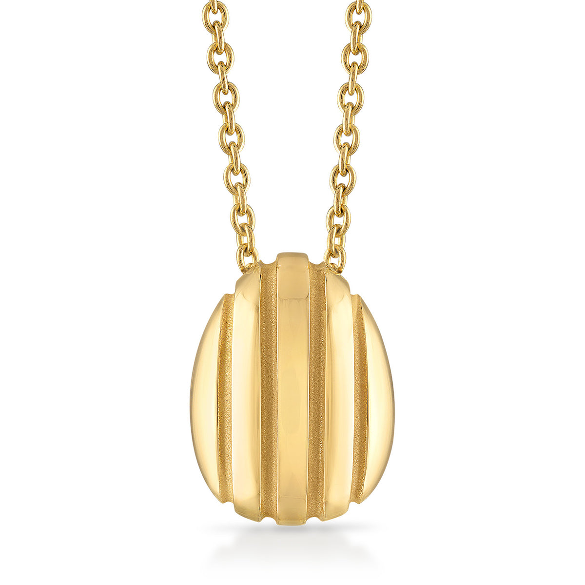 Eos Large Egg Necklace | 18K Yellow Gold Fine Jewelry – Pamela Zamore